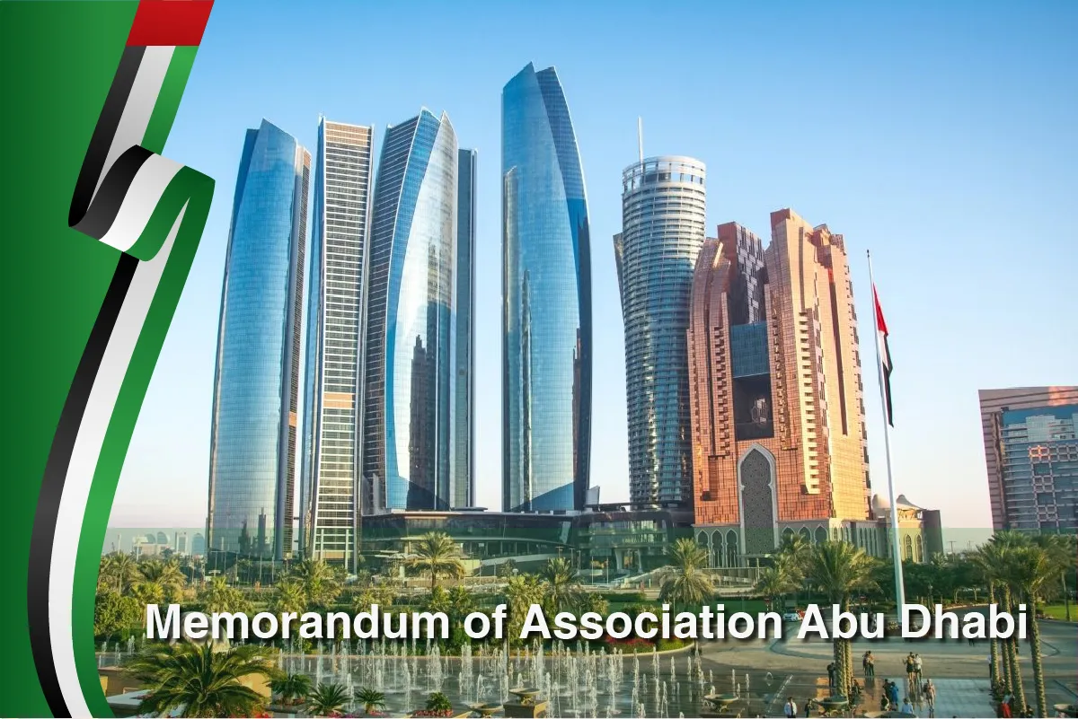 Memorandum Of Association Abu Dhabi Components, Template